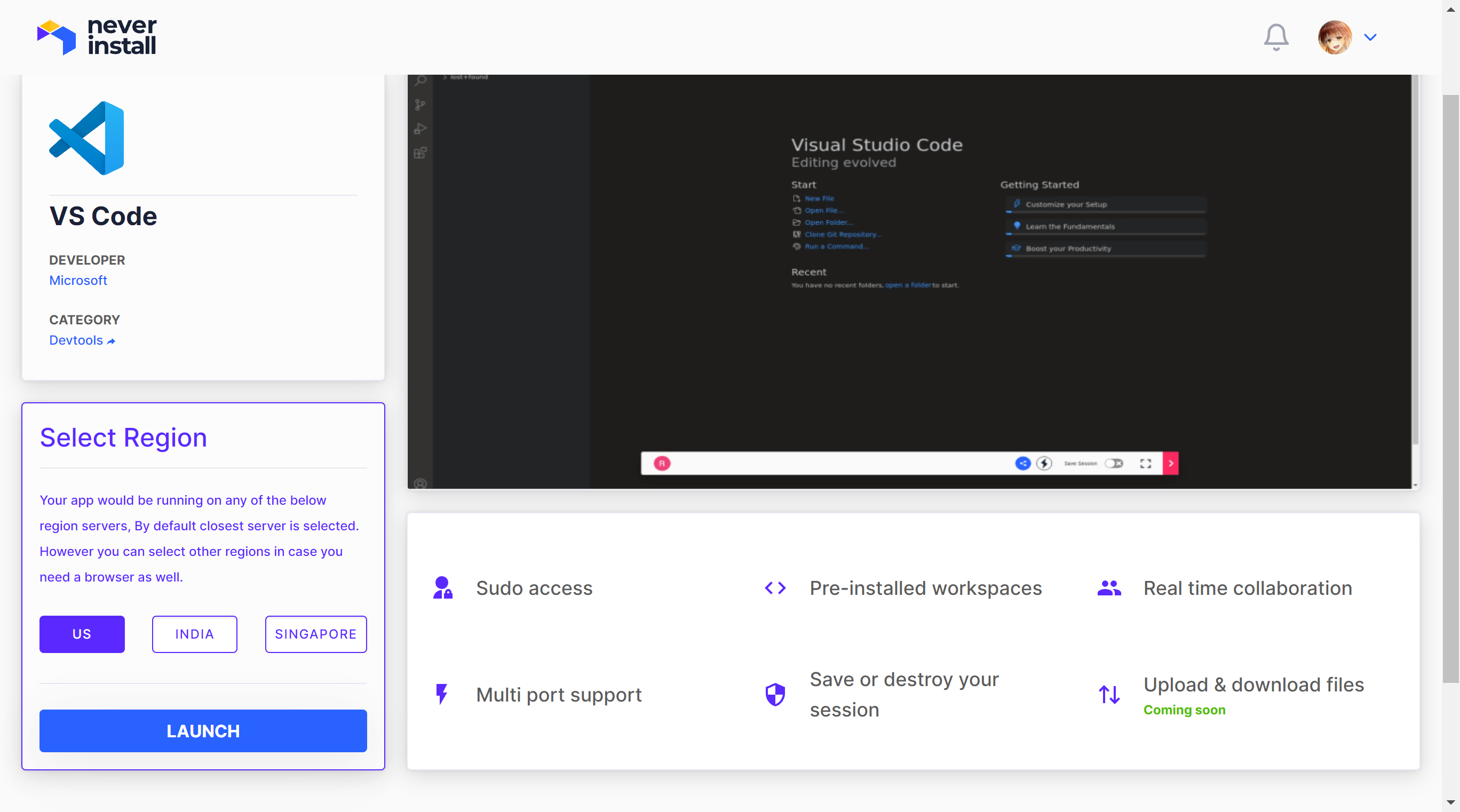 通过NeverInstall应用平台，实现在线应用体验 | EdNovas的小站